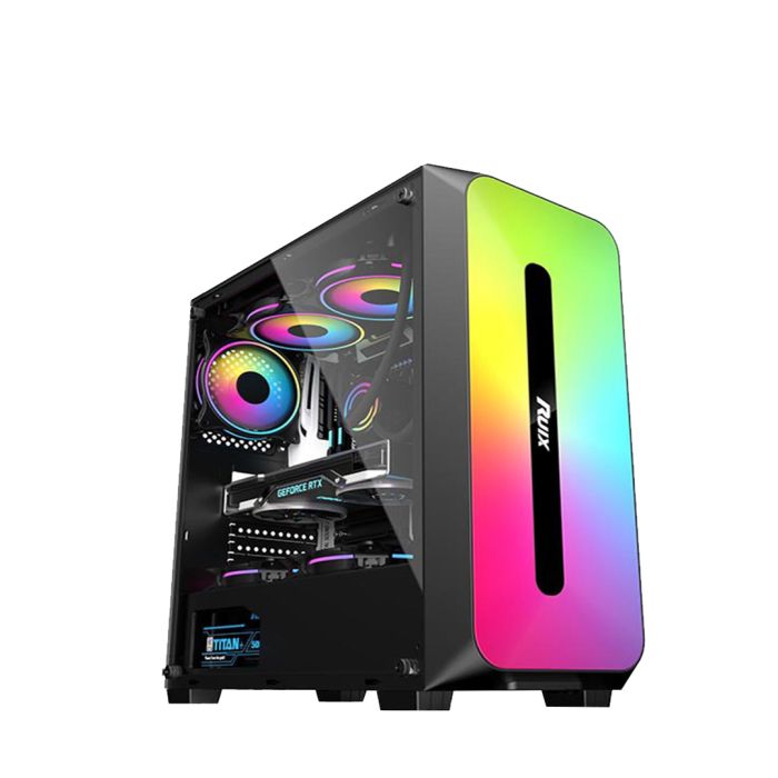 Bakida RGB Gaming Case Rux C3 almaq Genis mehsul ceshidler Alfastore